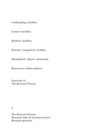PSY 294 RESEARCH DESIGN &ANALYSIS IILECTURE 4Research Pr.docx