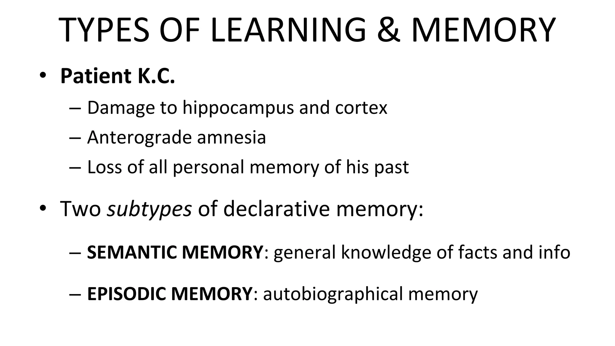 PSY-2 Ch13: Memory & Learning | PPTX