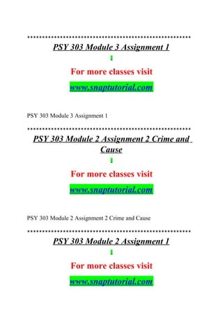 Psy 303 Enhance teaching-snaptutorial.com