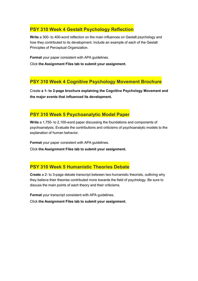 Psy 310 psy310 | PDF | Educational Assessment | Education