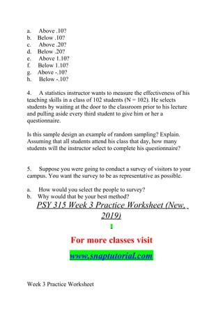 PSY 315 Exceptional Education - snaptutorial.com