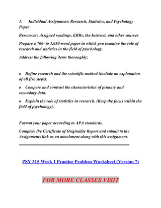 PSY 315 TUTOR Achievement Education / psy315tutor.com | Homework and ...