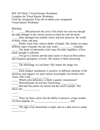 Psy 345 Enhance teaching / snaptutorial.com
