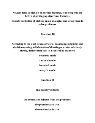 Psy 352 week 4 quiz new | PDF