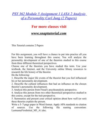 Psy 362 Effective Communication-snaptutorial.com