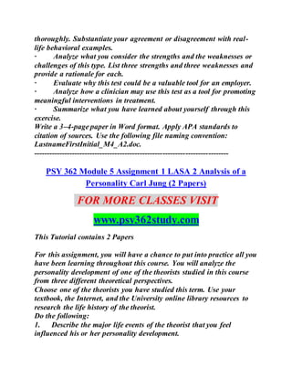 PSY 362 STUDY Become Exceptional--psy362study.com