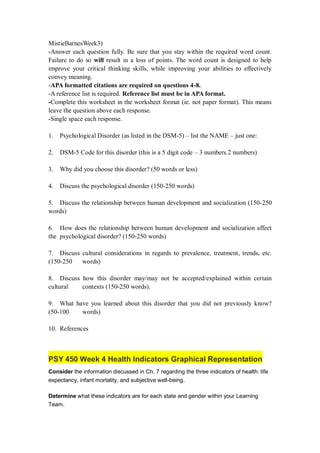 Psy 450 psy450 | PDF
