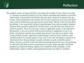 Psy492 E Portfolio Template For Slide Share[1] Final X | PPT