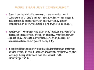 The importance of non verbal communication | PPTX
