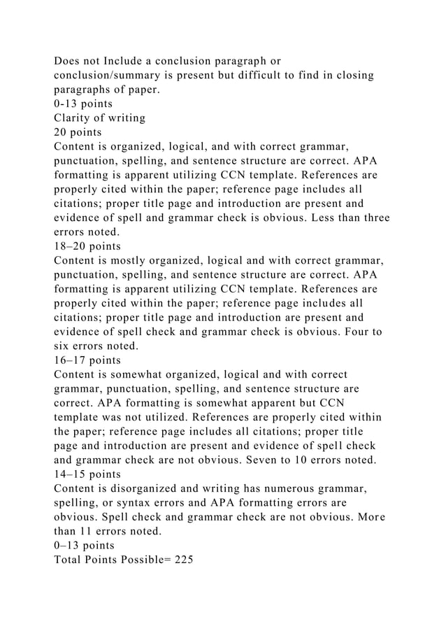 PSY 540 Milestone Three Guidelines and Rubric Rough Draft.docx