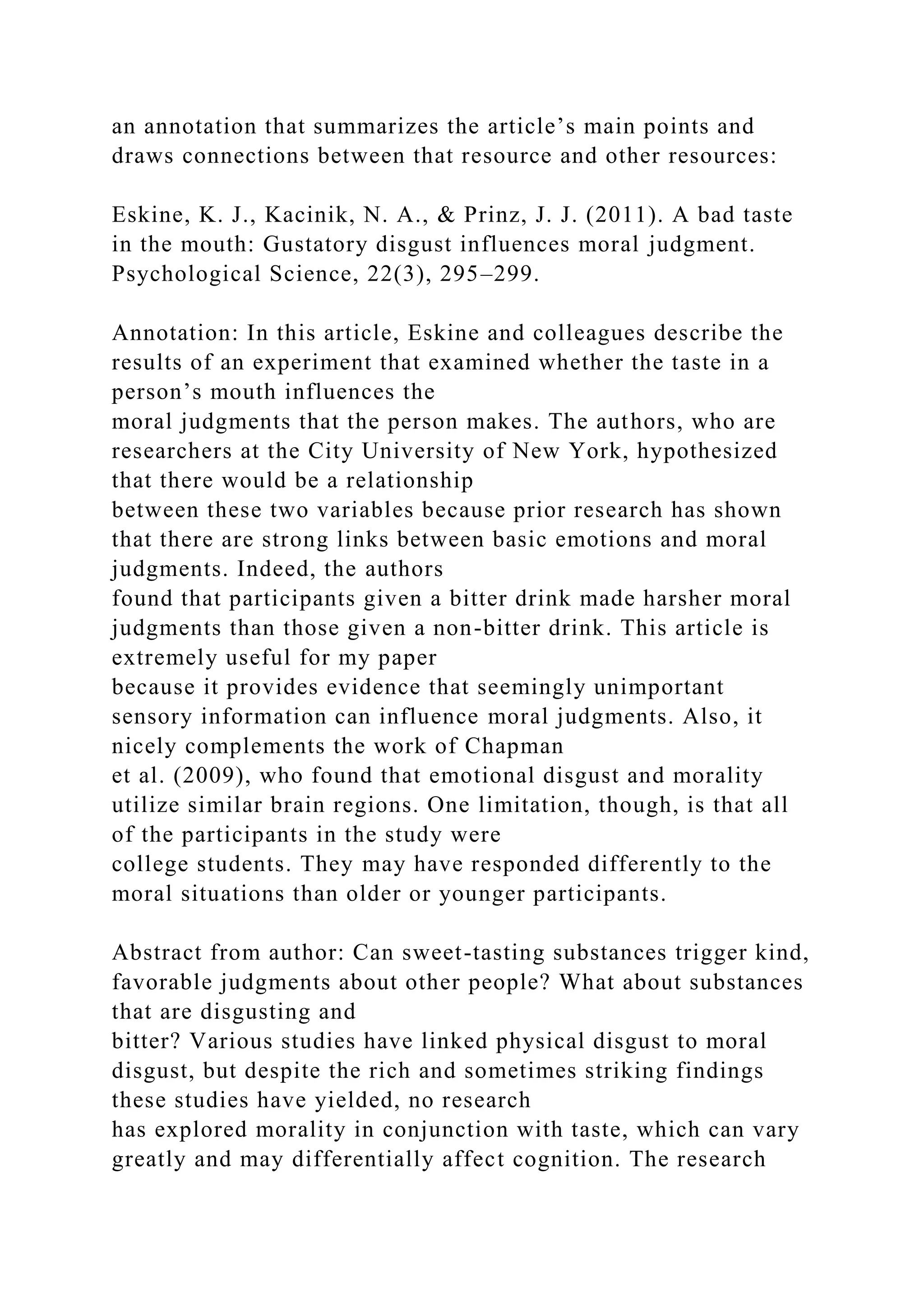 PSY 550 Annotated Bibliography Assignment Overview A.docx