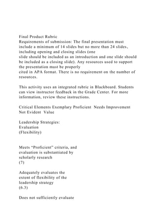 PSY 614 Final Project Guidelines and Grading Guide O.docx | Resume ...