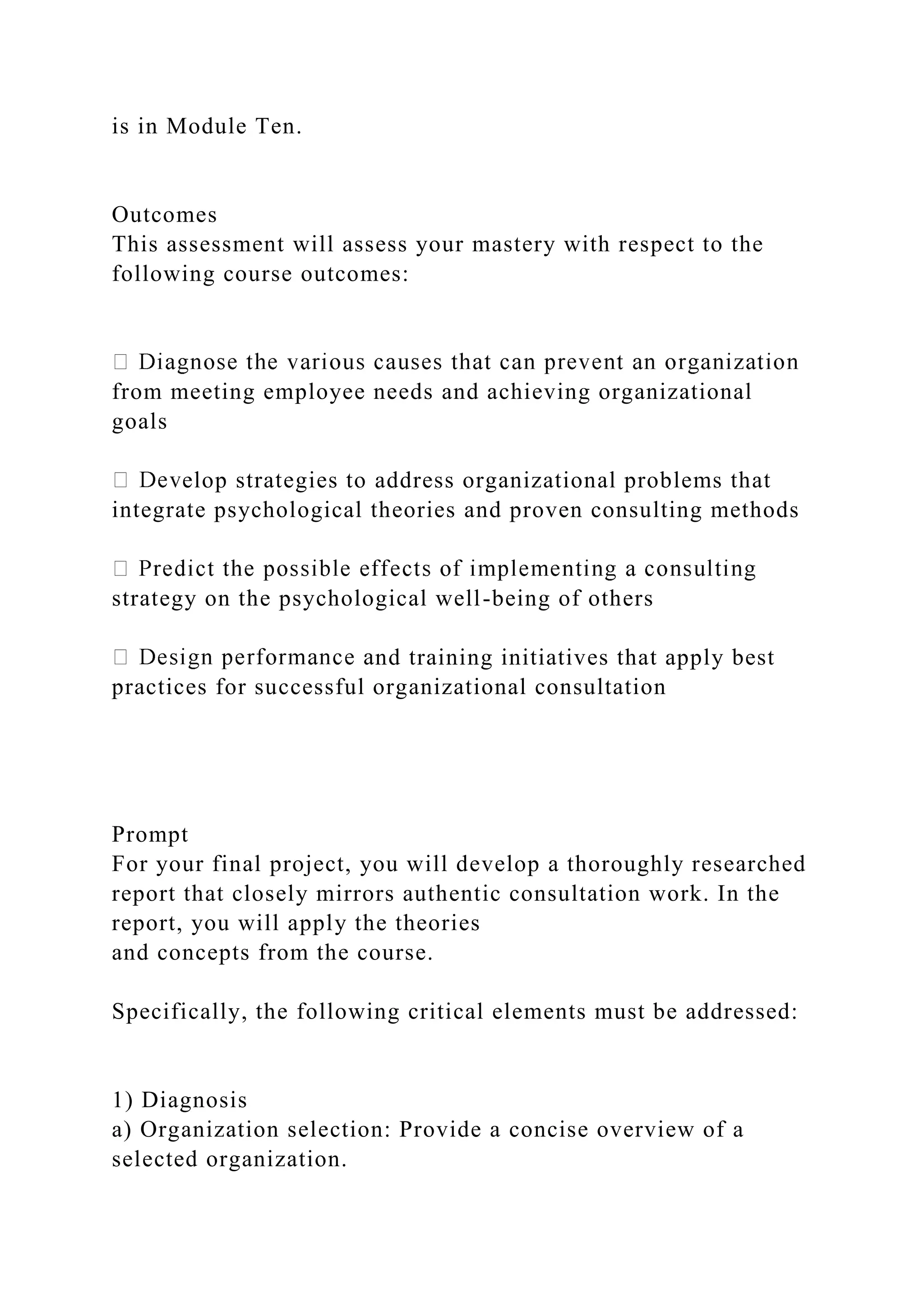 PSY 616 Final Project Guidelines and Grading Guide O.docx