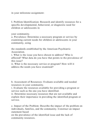 PSY 638 Final Project Milestone One Guidelines and Rubric .docx