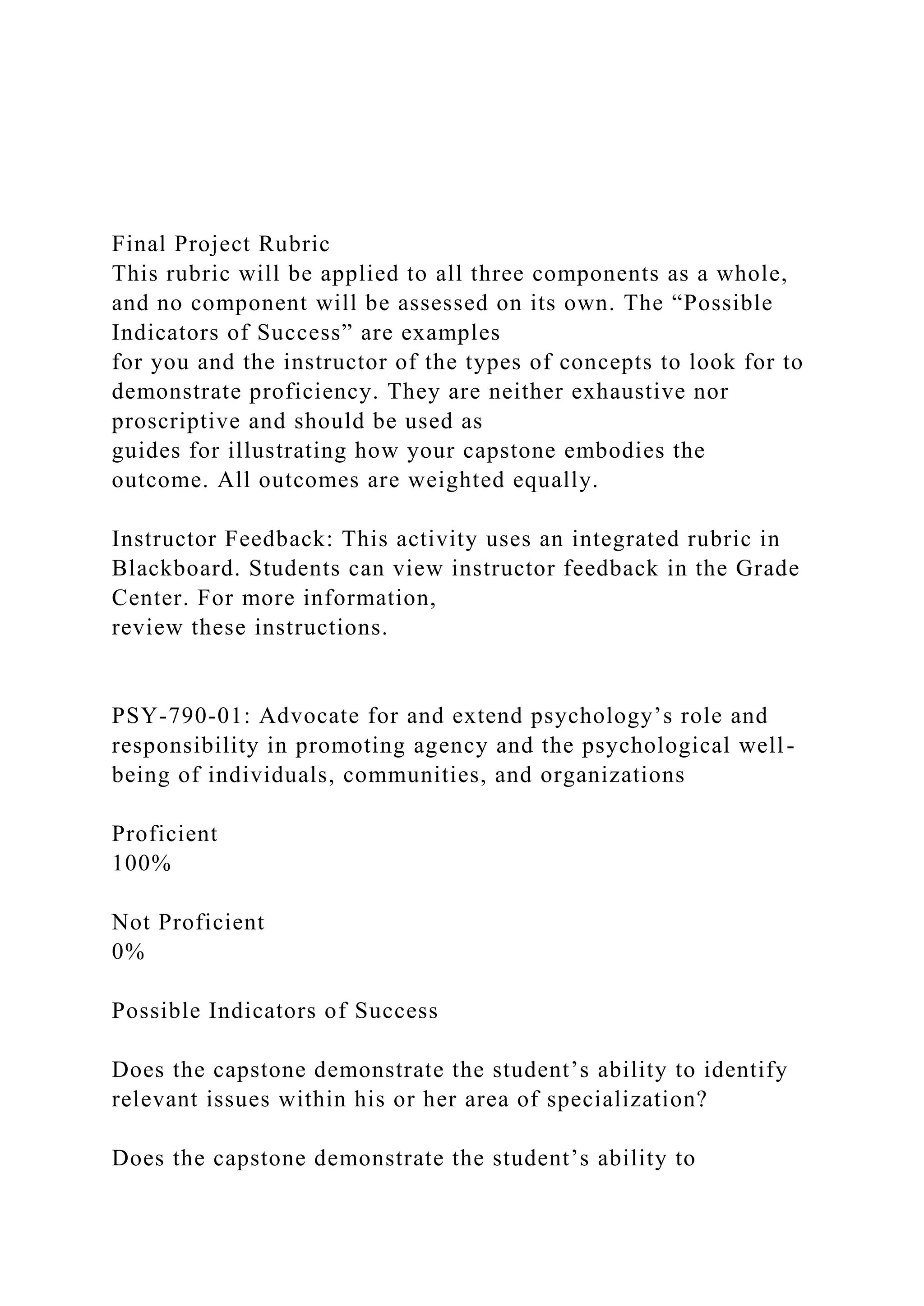 PSY 790 Final Project Guidelines and Rubric Overview .docx