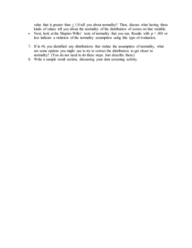 Psy 870 module 3 problem set answers | PDF