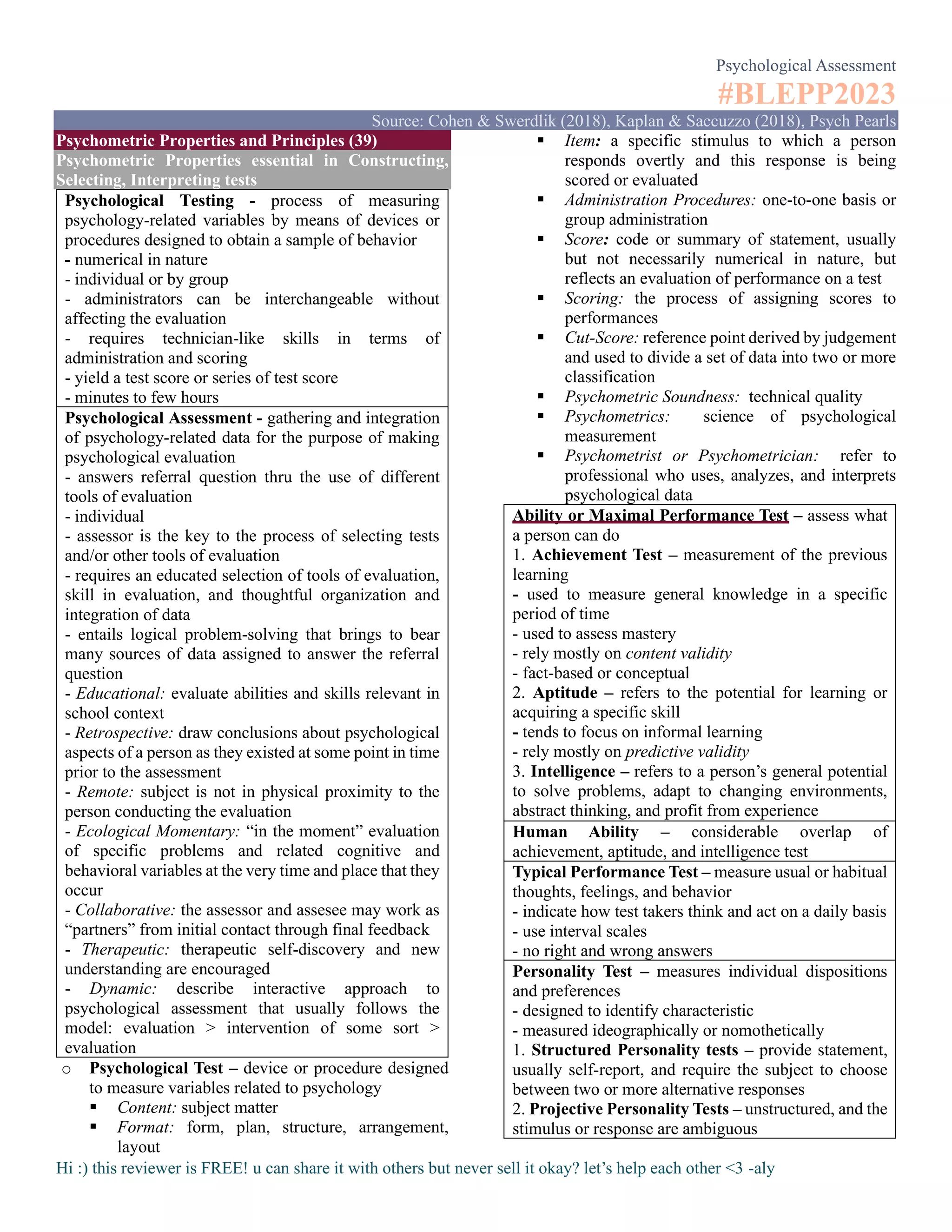 Psychological Assessment Guide | PDF