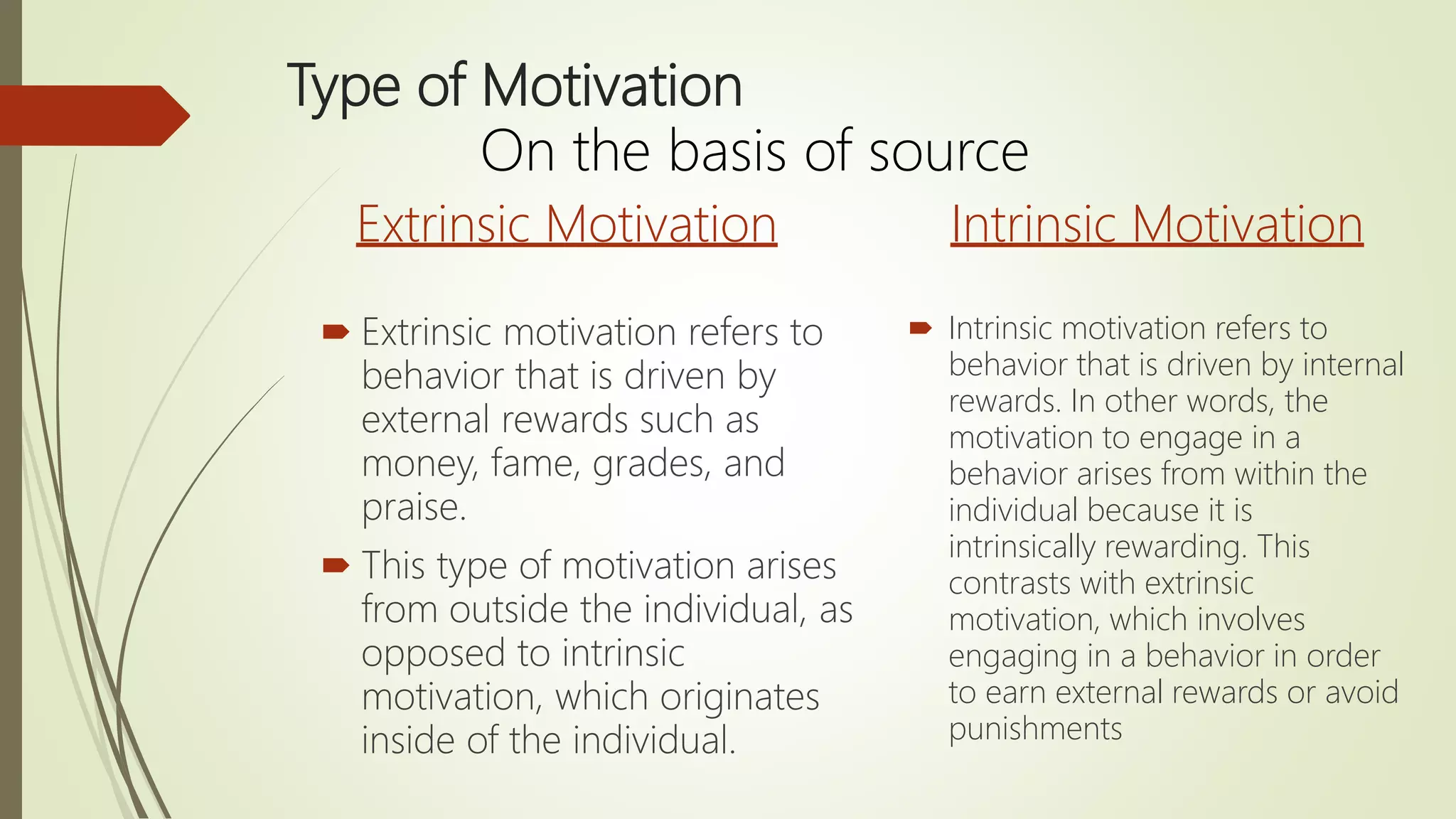 Motivation In Psychology | PPTX
