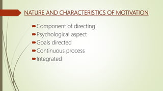Motivation In Psychology | PPTX