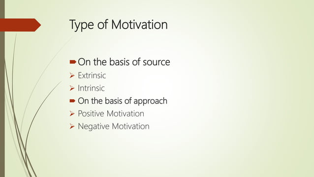 Motivation In Psychology | PPTX
