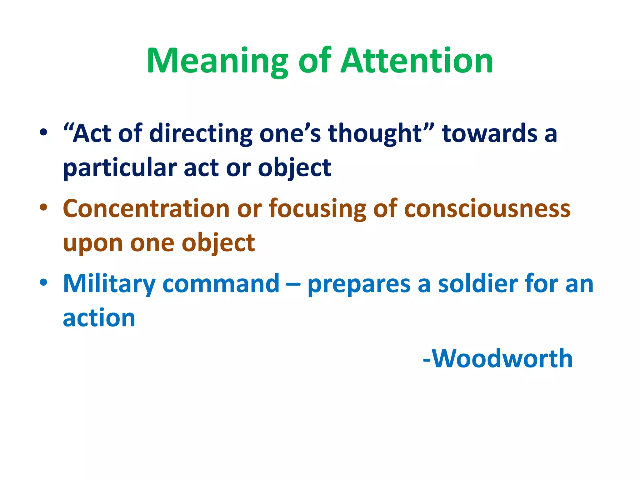 Attention, Sensation, Perception, Memory, Forgetting | PPTX
