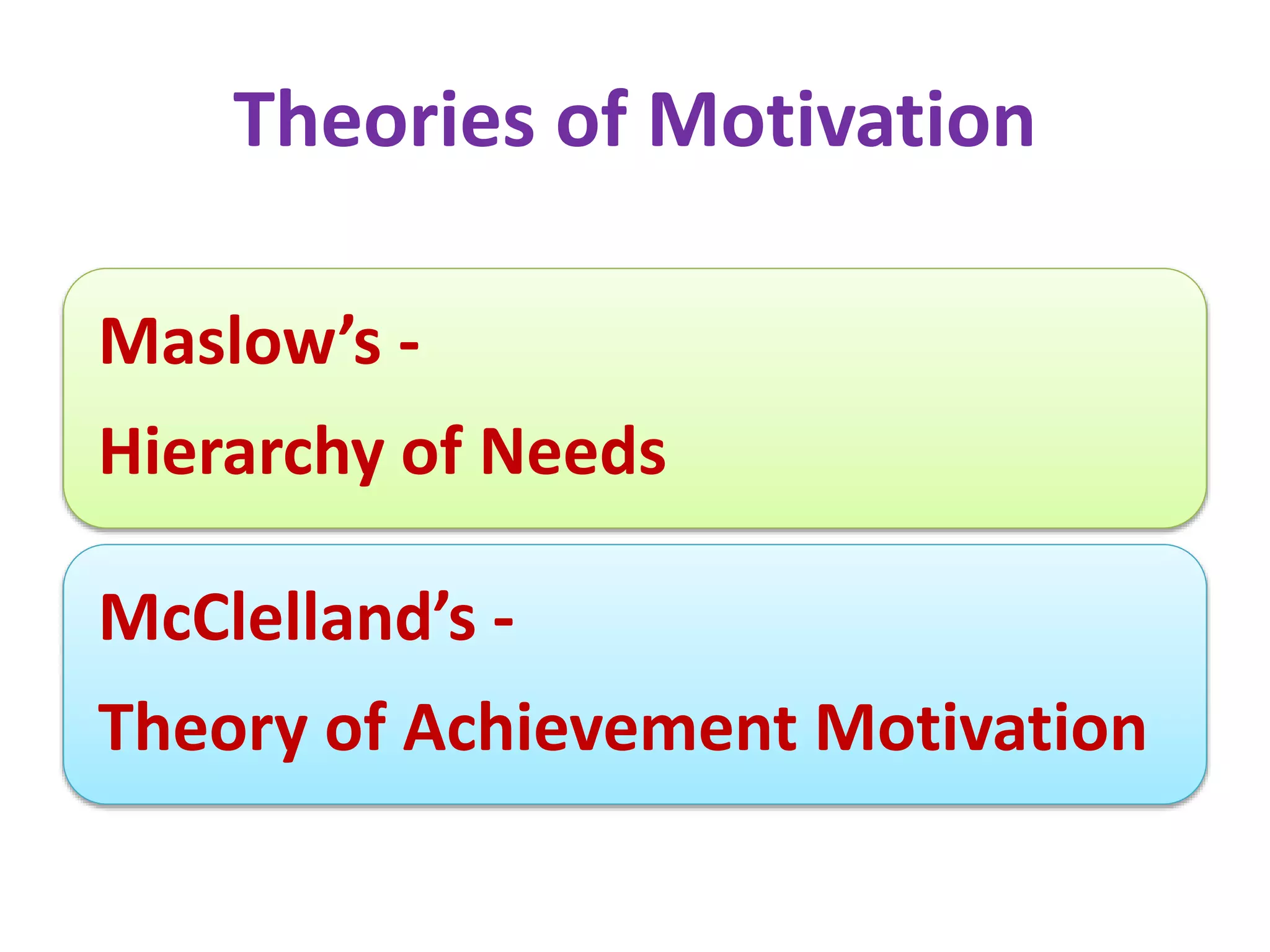 Motivation, Level of Aspiration, Group Dynamics, Transaction Analysis ...