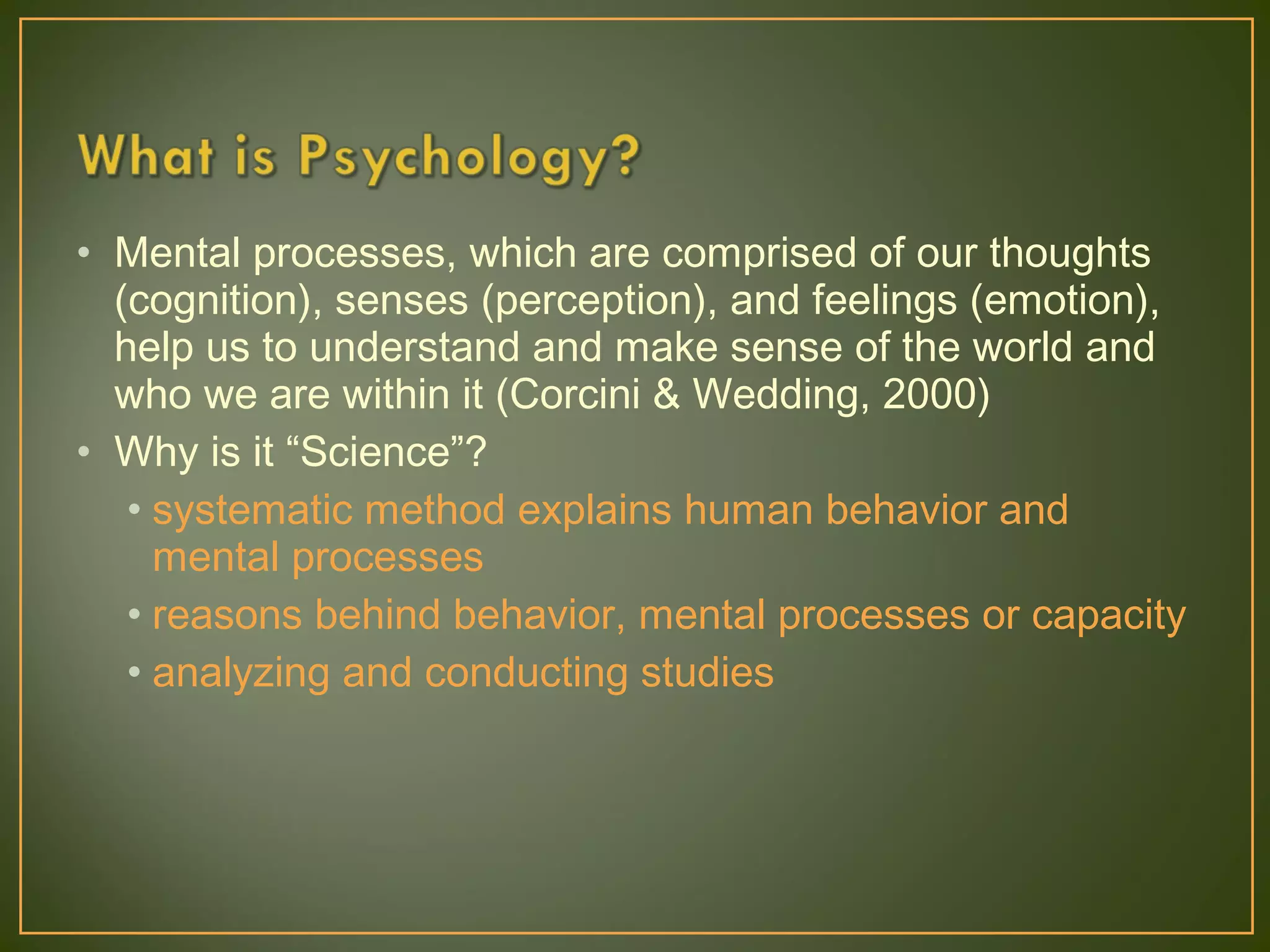 psychological perspectives | PPT