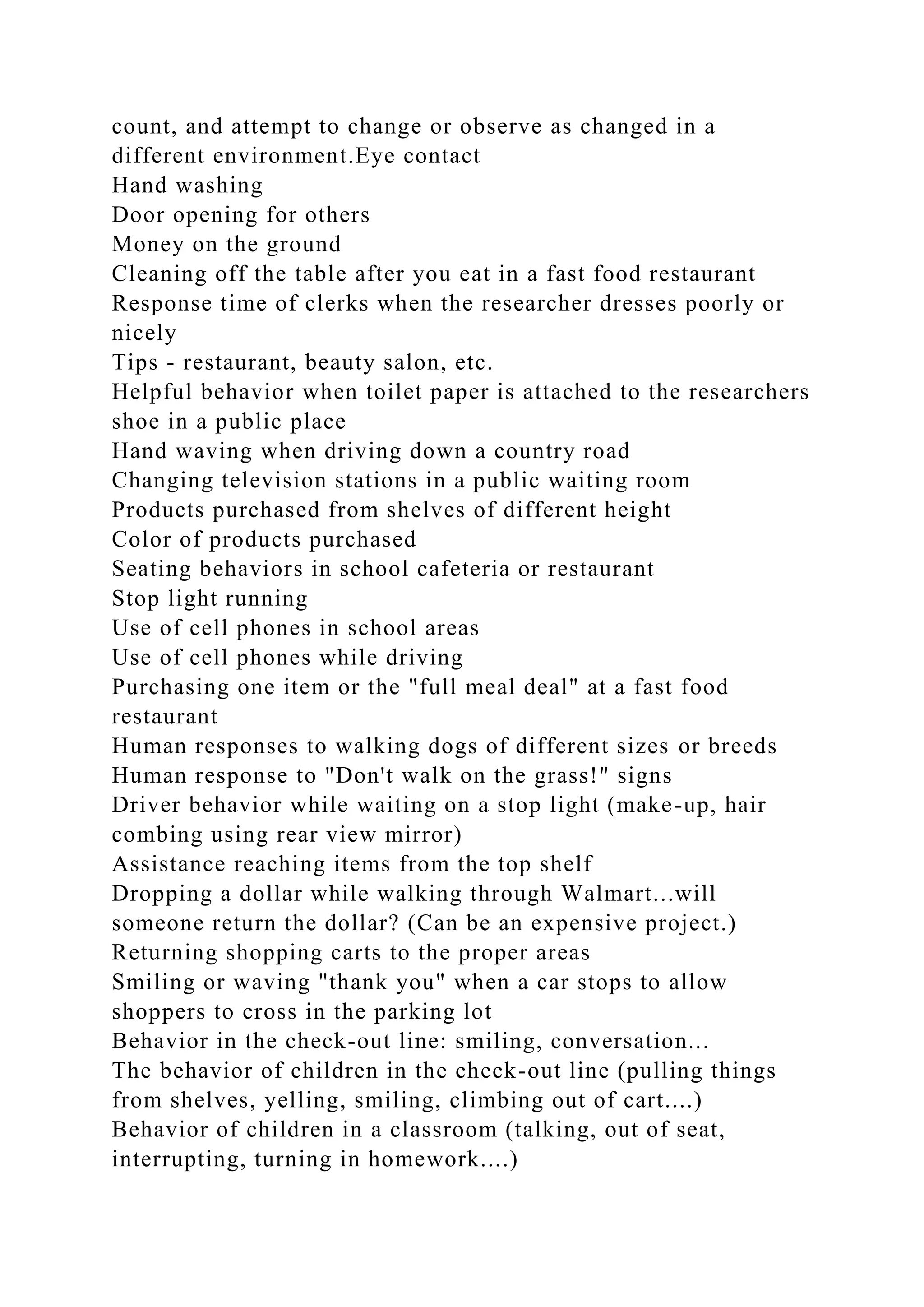 PSYC 2301 - Observation Project FormThe Human Observation Proj.docx