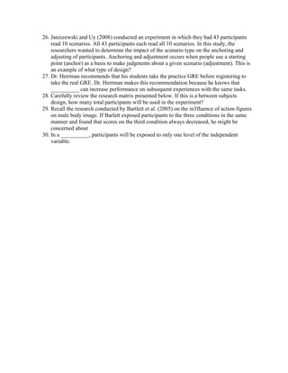 PSYC 255 Quiz 5 Liberty University Answers | DOCX