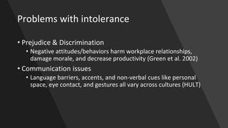Work Problem - Managing Diversity | PPT