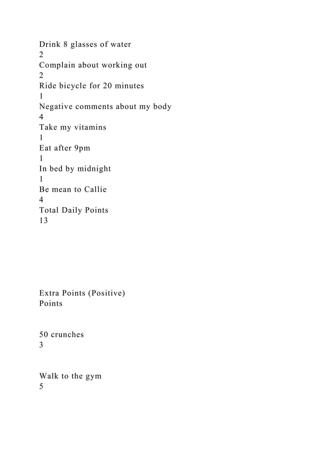 PSYC 320Behavior Modification Project Treatment Phase Report.docx ...