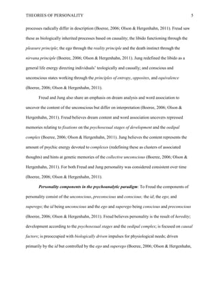 Psyc320 p5 ip theories of personality | PDF