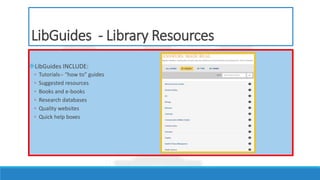 PSYC3300: Suggested Library Resources and Research Tips | PPTX