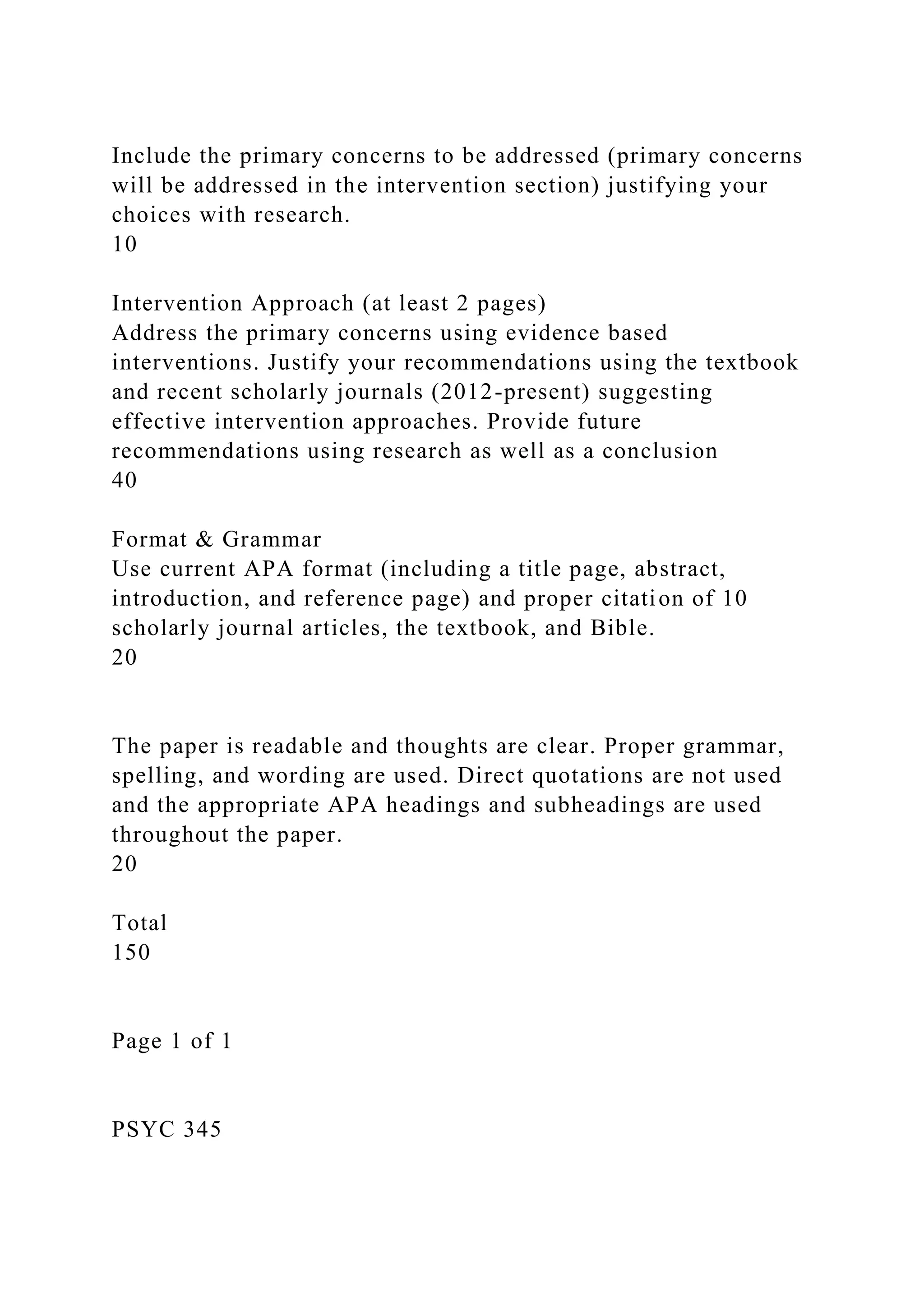 PSYC 345Case Study Paper InstructionsSelect a disorder disabi.docx