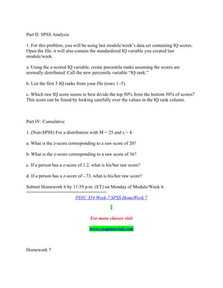 Psyc 354 Massive Success / snaptutorial.com | Technology & Computing