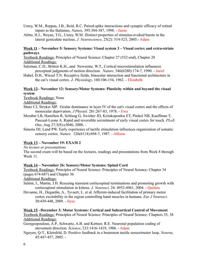 Psych 710 syllabus, queens college 2012 assignments | PDF