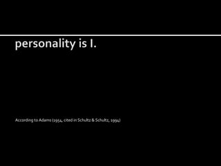 Psych 24 history of personality assessment | PPT