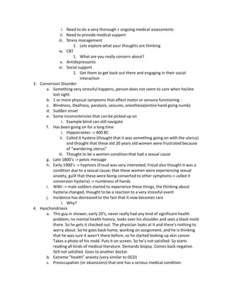 Psych 309 abnormal psych final exam notes | DOCX