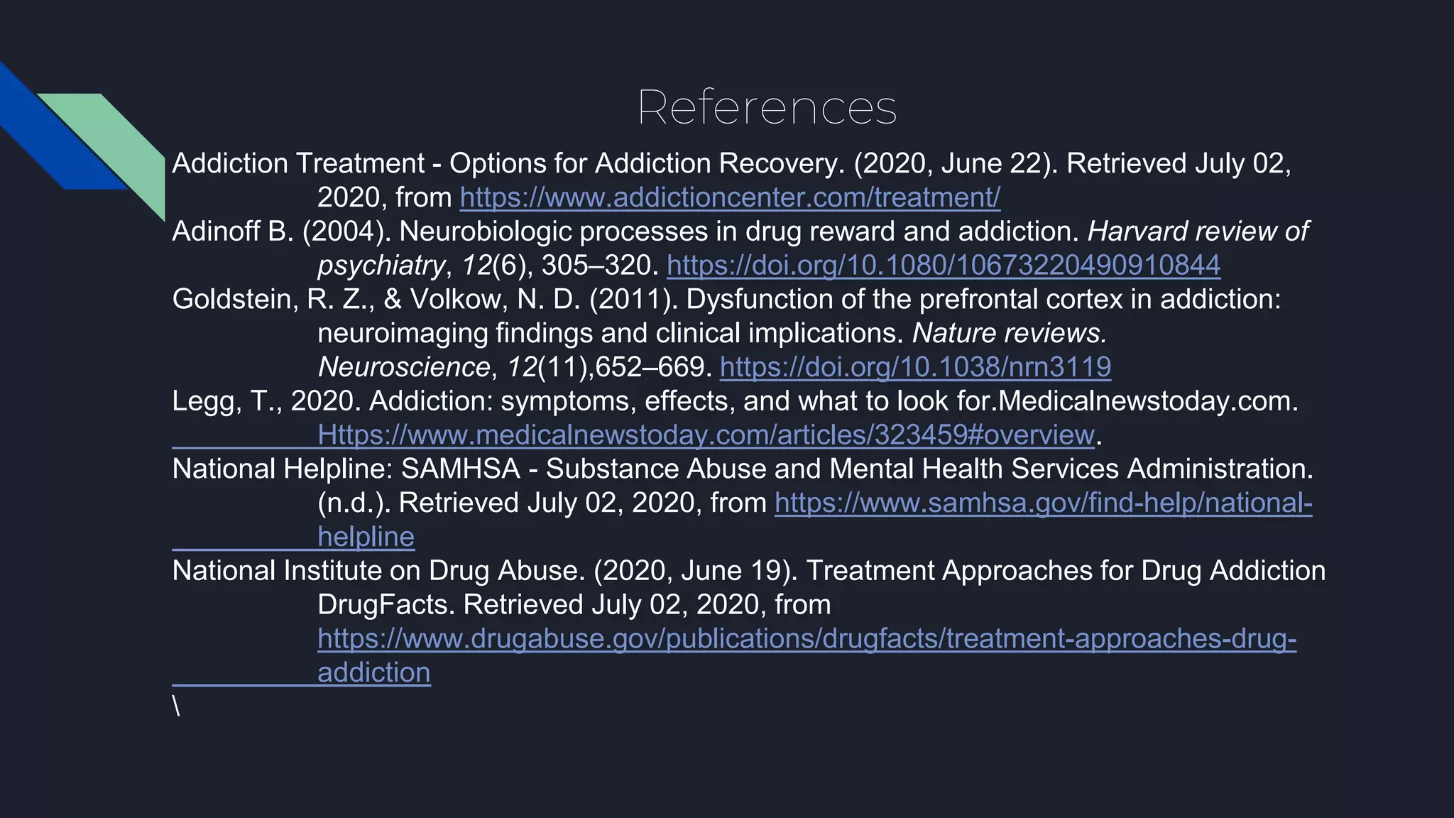 Psych 361 PSA Addiction | PPT