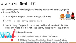 Stop Childhood Obesity | PPT