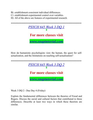 Psych 645 Effective Communication-snaptutorial.com | Educational Assessment | Education