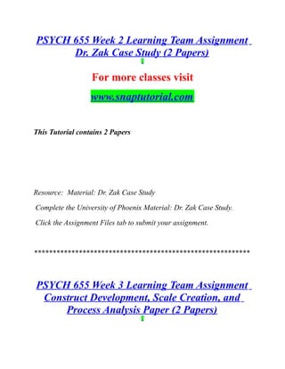 Psych 655 Effective Communication-snaptutorial.com