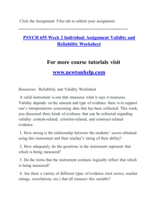 PSYCH 655 Focus Dreams/newtonhelp.com