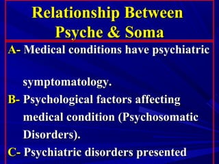 Psych and soma | PPT