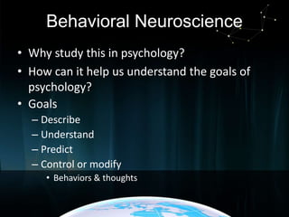 Psychology, Chapter 2, Behavioral Neuroscience | PPTX