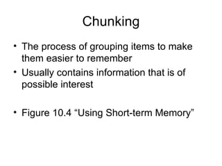 Memory Chapter 10 | PPT
