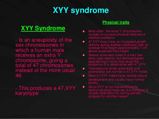 Xyy Syndrom