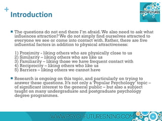 The Psychology of Attraction | PPT