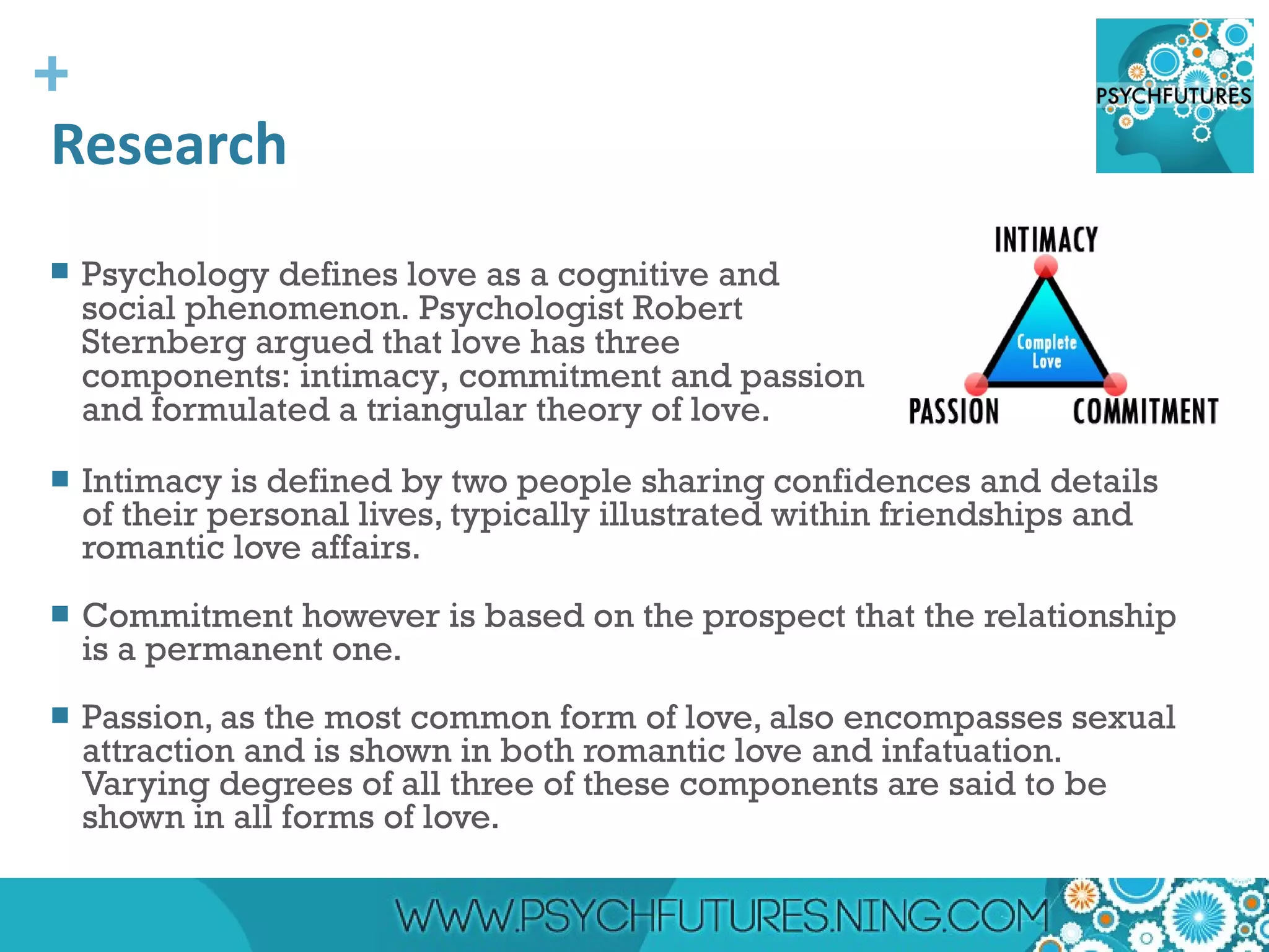 The Psychology of Love | PPT