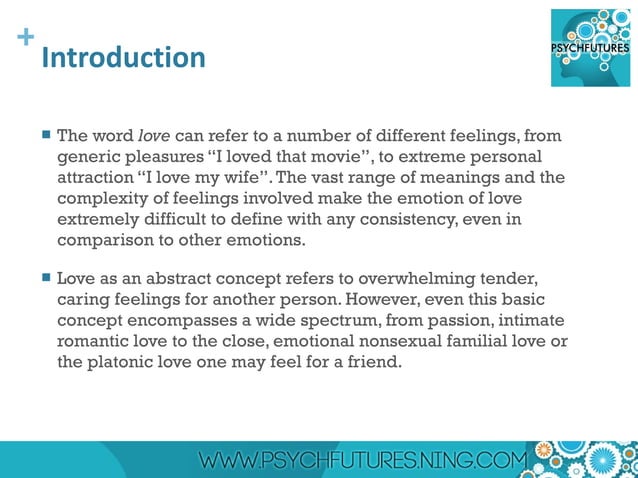 The Psychology of Love | PPT